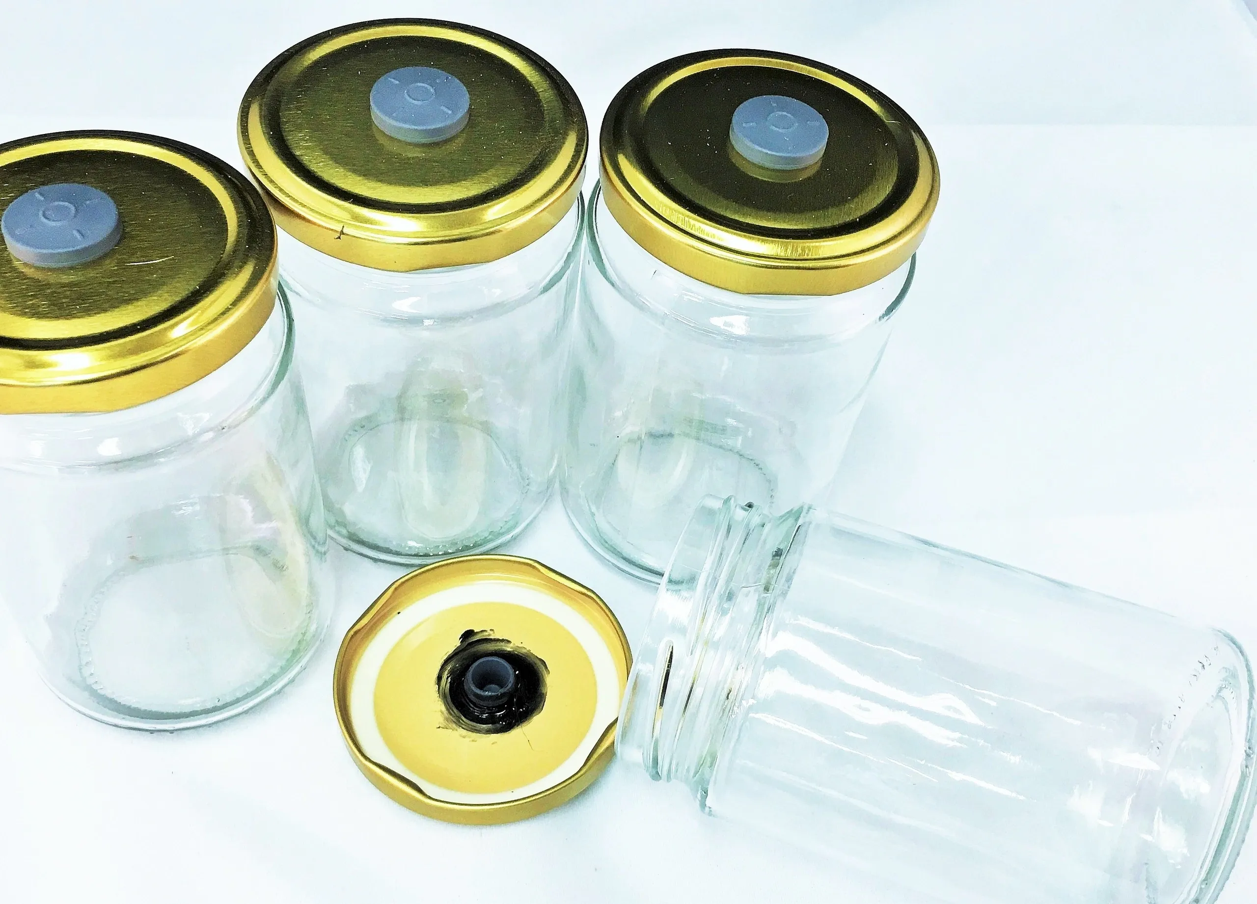 Buy Non-Sterile Empty Glass Jars - Spore Buddies
