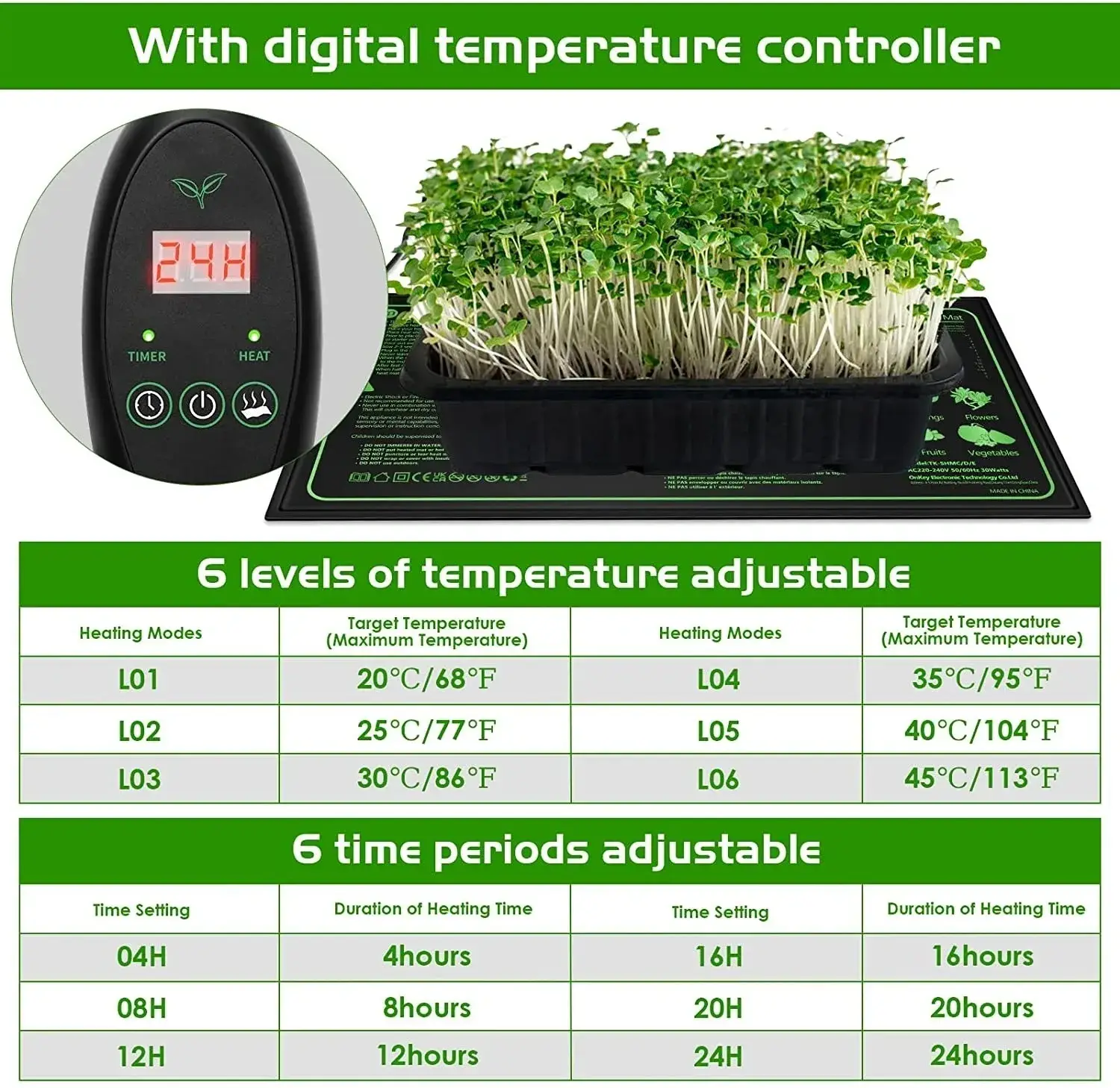 Buy Digital Waterproof Mushroom Heater - Spore Buddies